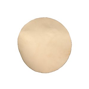 Natural Goatskin, White, 18", Medium