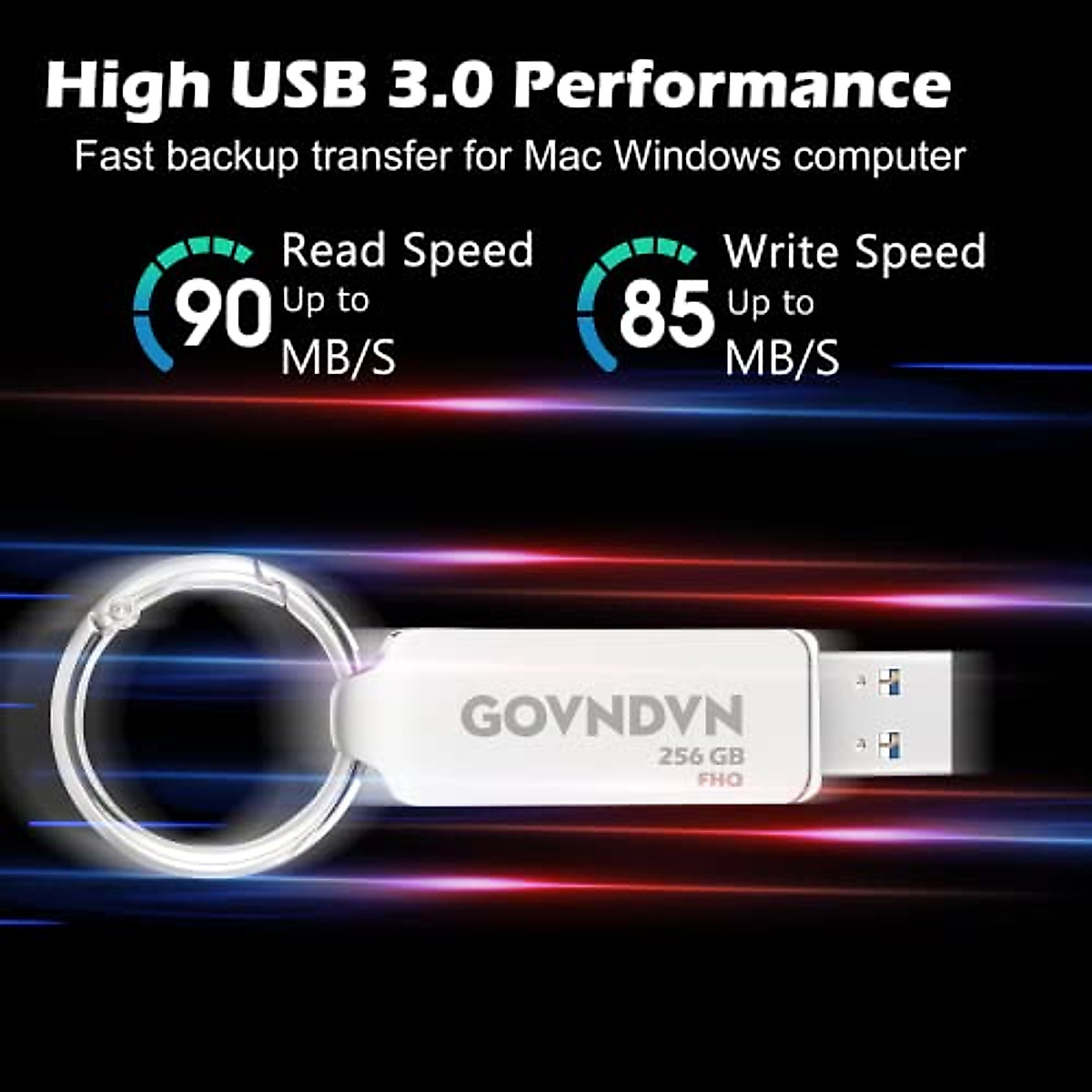 GOVNDVN Photo-Stick-Computer 256GB Easy-One-Click-Photo-Backup-Stick for Computer Photosticks Backup Photos Videos Organizer-Device Storage-Memory-Sticks USB Flash-Drive PC Windows Mac Laptop