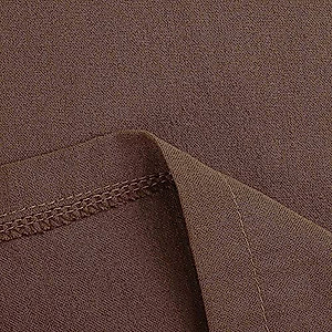 Bravetoshop Women's Casual High Waisted Wide Leg Pants Drawstring Pockets Palazzo Lounge Trousers (Coffee,XXXL)