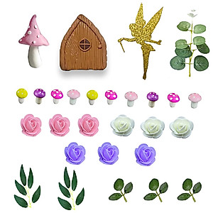 Fairy Cake Toppers Fairy Garden Topper for Birthday Baby Shower