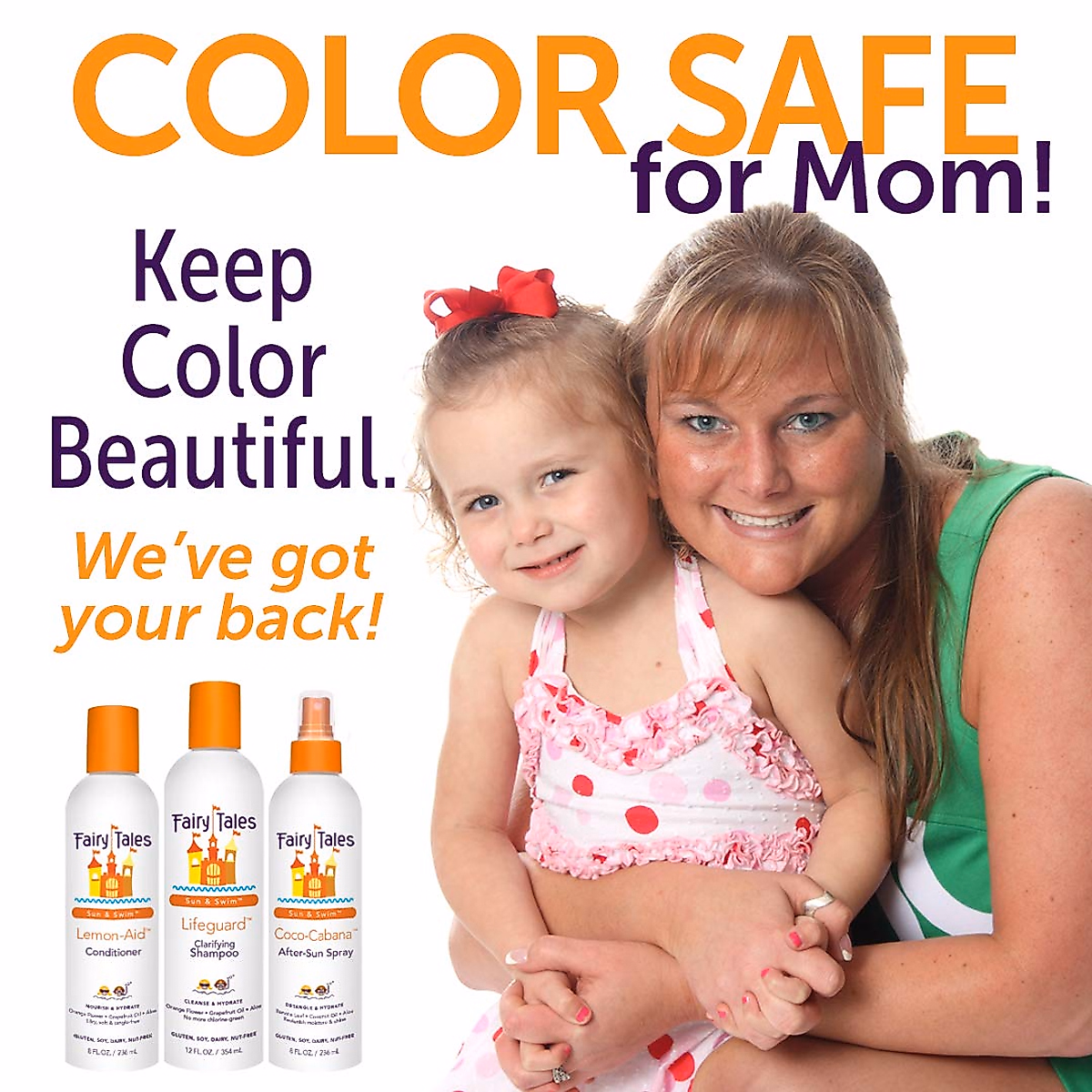 Fairy Tales Swim Shampoo for Kids - 12 oz | Made with Natural Ingredients in the USA | Chlorine Removal Swimmer Shampoo for Kids | No Parabens, Sulfates, or Synthetic dyes