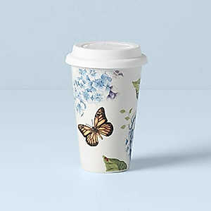 Lenox 846844 Butterfly Meadow Blue Thermal Travel Porcelain Mug