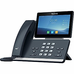 Yealink T58W 16 Lines. 7-Inch Color Touch Screen Display. Dual USB Ports, Dual-Port Gigabit Ethernet, PoE, Power Adapter Not Included (SIP-T58W)