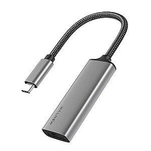 WALNEW USB C to HDMI Adapter 4K 60Hz, Type-C Male to HDMI Female Cable Converter, USBC Thunderbolt 3 Monitor Dongle for Mac MacBook,iPad Pro/Air, Samsung Galaxy,Chromebook,Surface,Dell XPS,Android TV