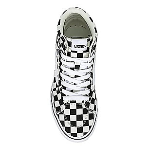 Vans Unisex Filmore High Top Sneaker - Multi Checkeredboard - Black/White 8.5