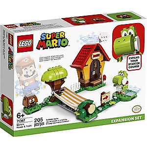 LEGO Super Mario Mario’s House & Yoshi Expansion Set 71367 Building Kit, Collectible Toy (205 Pieces)