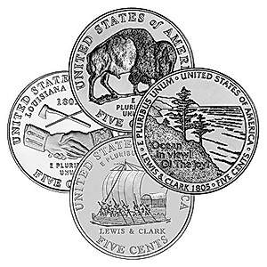 1 P, D Complete 8-coin Set! 2004 & 2005 Westward Journey Uncirculated