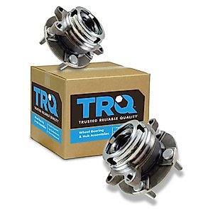 TRQ Front Wheel Hub Bearings Assembly Set Compatible with 2013 Infiniti JX35 2019-2021 QX50 2014-2020 QX60 2007-2018 Nissan Altima 2009-2022 Maxima 2009-2018 Murano 2013-2020 Pathfinder