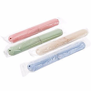 Hedume 28 Pack Travel Toothbrush Case, Portable Dust-Proof Breathable Toothbrush Holder for Travel, Business, Home, Camping, School (4 Colors)