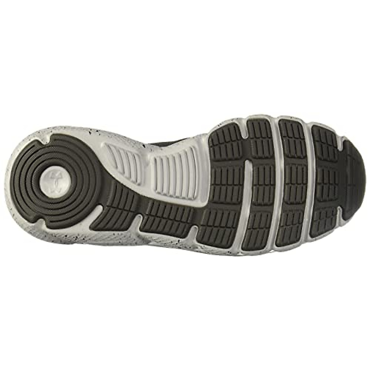 Under Armour Women's Charged Verssert SPKLE, Jet Gray/Fresco Blue, 5.5 Medium US