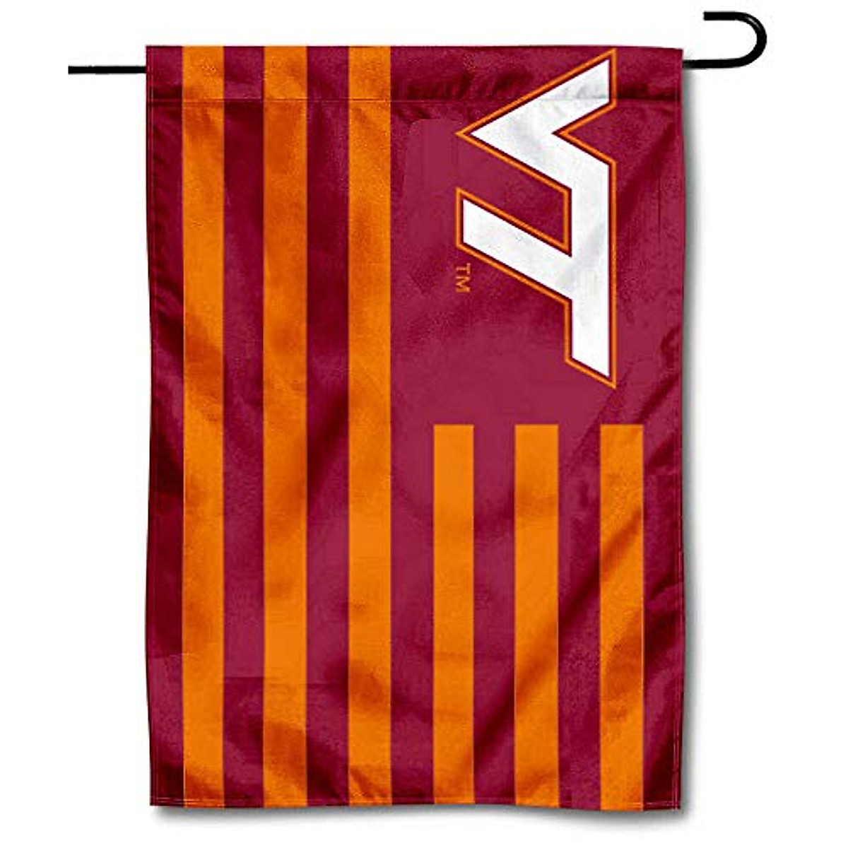 Virginia Tech Hokies Stripes Nation Garden Flag