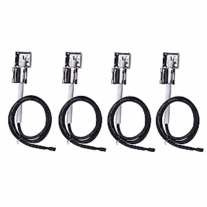 Hisencn Grill Igniters for Charbroil Advantage 463343015, 463344015, 463240015, 463344116, Ignition Ceramic Electrode Replacement Parts for Performance 463347017, 463376018P2, 4 Pack