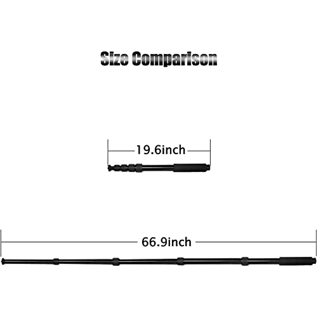 MWE Extendable Stand for 360 Photo Booth Accessories Telescopic Rod 67-Inch,5-Section