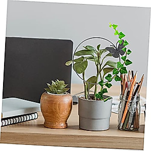 GANAZONO 2pcs Plant Climbing Frame Mini Roses Trumpet Stand Small Plant Metal Trellis Plant Support Garden Obelisk Support Plant Climbing Stand Iron Plant Climbing Stand Supporting Rack