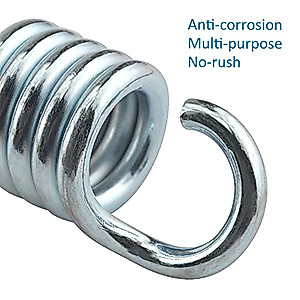 XINMEIWEN 2Pack 750lbs Weight Capacity Hammock Chair Spring Porch Swing Spring for Hanging Chair and Swing (Thickness: 7mm + 8mm)