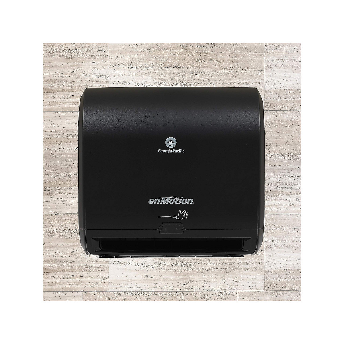 enMotion Georgia Pacific PRO 59488A Impulse 10" 1 Automated Touchless Roll Paper Towel Dispenser, Black, 1 Pack