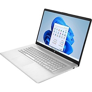 HP 2023 Newest Laptop, 17.3 Inch Display, Intel Core i3-1125G4 (Beat i5-10210U) Processor, 32GB DDR4 RAM, 1TB SSD, Intel UHD Graphics, WiFi, Bluetooth, Windows 11 Home in S Mode, Natural Silver
