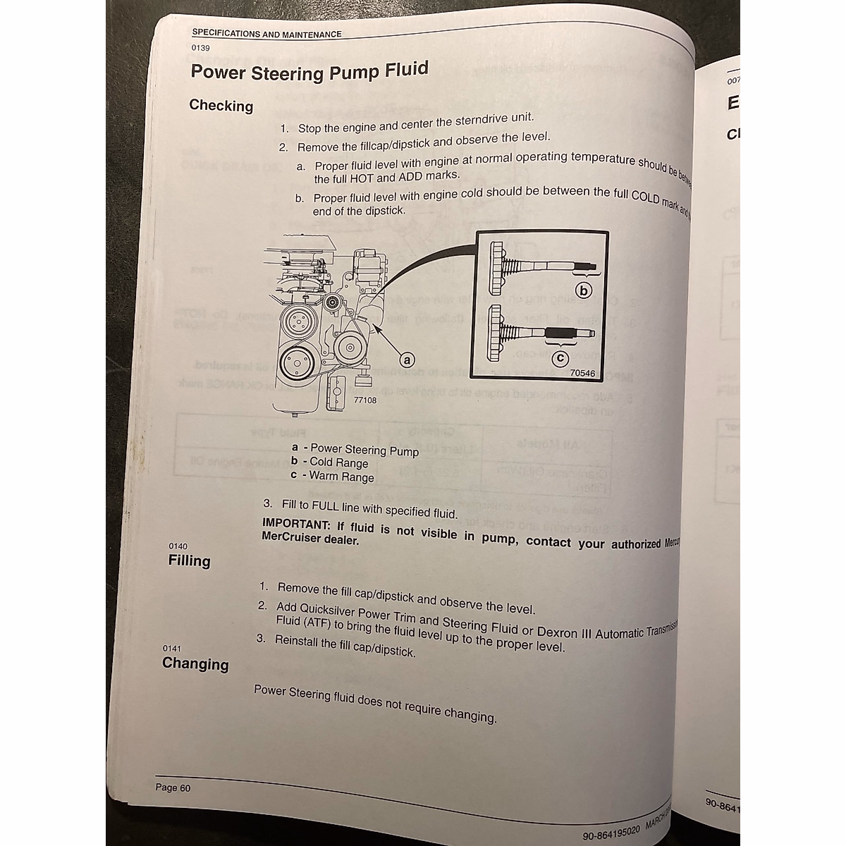 Mercury MerCruiser - Operation, Maintenance & Warranty Manual