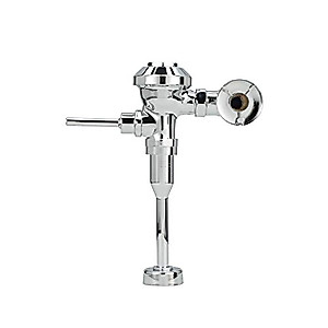 Zurn Z6003-YB-YC Aquaflush Exposed Manual Diaphragm Flush Valve with 3.5 GPF, Sweat Solder Kit, and Cast Wall Flange in Chrome