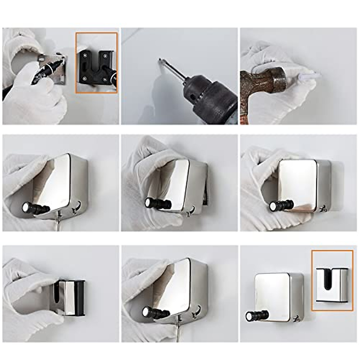 SPAANY Retractable Clothesline Indoor 3.5 m/11.4 Feets,Clothes Line with Adjustable Stainless Steel Rope String,Wall Mounted Clothes Drying Laundry Line for Bathroom Laundry,Black