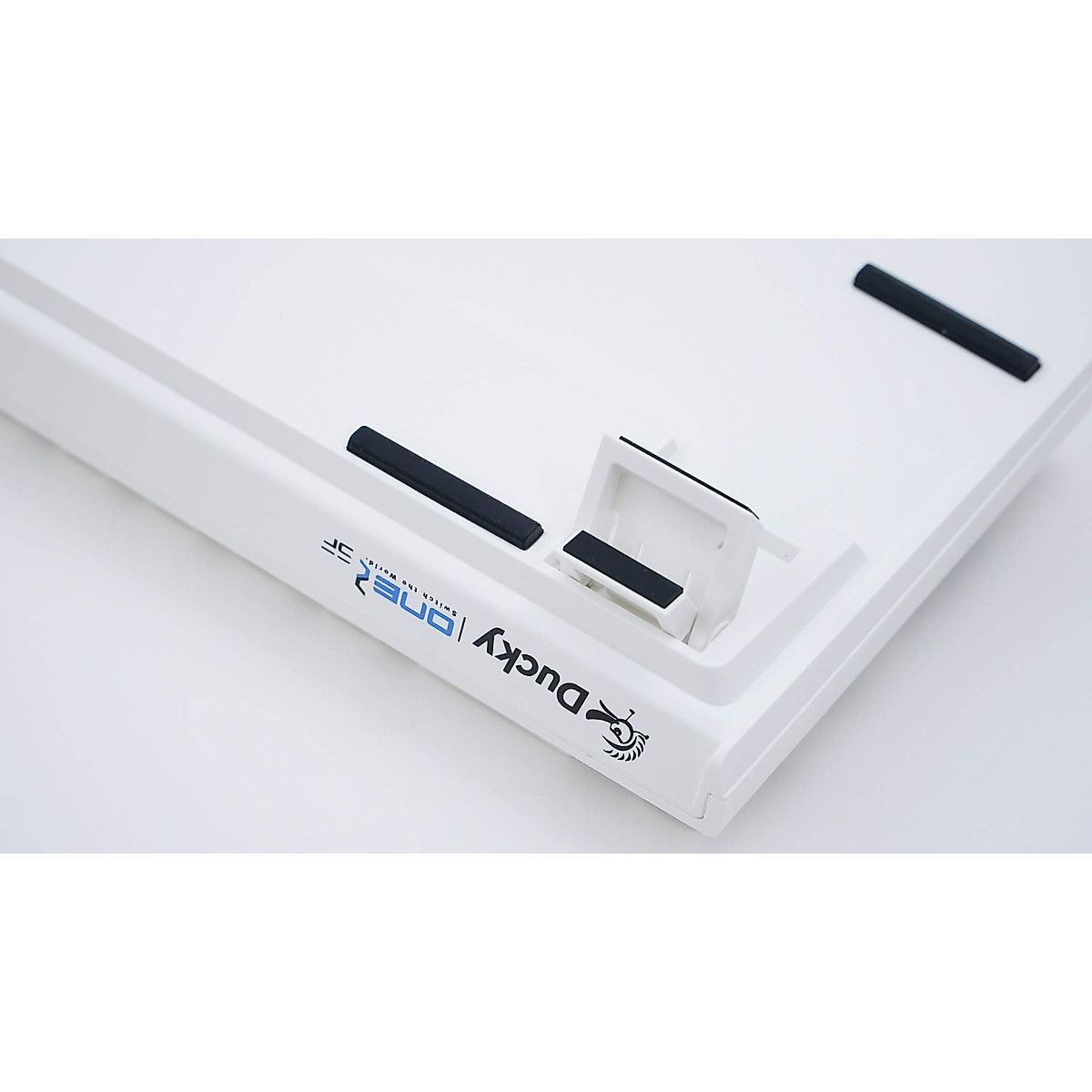 Ducky One 2 SF RGB Pure White RGB LED 65% Double Shot PBT Mechanical Keyboard (Cherry MX Silent Red)