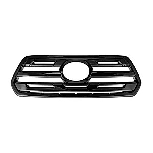 Auto Reflections Grille Overlay for Toyota Tacoma SR/SR5 2018-2019 - Gloss Black