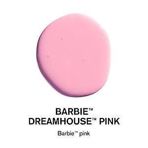BACKDROP | Premium Interior Paint | Standard Semi Matte, Low Sheen Finish | Self-Priming, Low VOC, Green Wise Certified | BARBIE™ DREAMHOUSE™ PINK – Barbie™ Pink | 0.5 Gallon