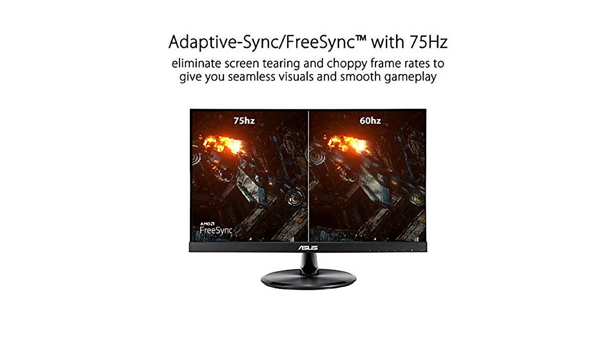ASUS VP229HE 21.5” Monitor, 1080P Full HD, 75Hz, IPS, FreeSync/Adaptive ...