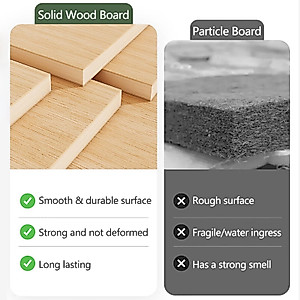 PFCDZDU Pegboard Wall Organizer Panels, Peg Boards Solid Wood Kits for Wall Crafts, Workbench Garage Kitchen Office Wall Display Storage Modular Combination Shelf (Color : Wood Colour, Size : 120x60