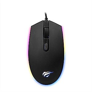 MS1003 Gaming Mouse with Retro RGB and USB Lighting, Up to 1200 DPI