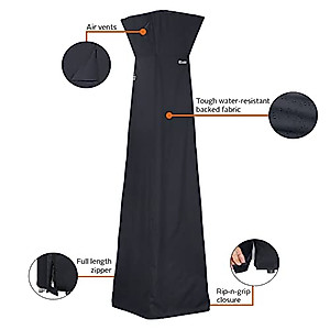Classic Accessories Water-Resistant 21 Inch Pyramid Torch Patio Heater Cover, Patio Furniture Covers