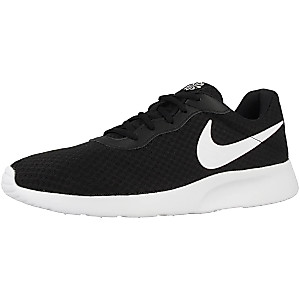 NIKE Men's Low-Top Sneaker, Black White Barely Volt Black, 10.5