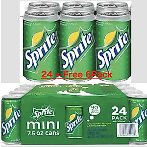 Sprite Mini-Cans, 7.5 fl oz (Pack of 24) by Sprite