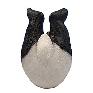 Atlantic Collectibles Adorable Bamboo Giant Panda Bear Decorative Wine Bottle Holder Rack Figurine