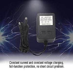 Power Supply, Power Adapter, ABS Power Supply Charger for NES/SNES/Genesis 3 in 1 Game Console Charger Power Adapter US 110-240V