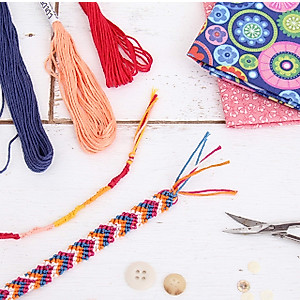 12 Skeins ThreadArt Premium Egyptian Long Fiber Cotton Embroidery Floss | Lavender | 6 Strand Divisible Thread 8.75yds Each For Hand Embroidery, Friendship Bracelets, Cross stitch and Crafts