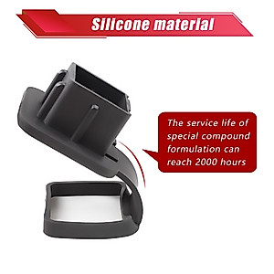 jeseny Pack-1 Car Hitch Cover, American Flag Car Plug Cover, TPU Trailer Tube Cover Cap, 2 Inches Square Receiving Pipe Cover, Auto Modification Kit, Universal for Most Vehicles (Red)