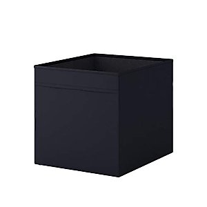 Cloth Storage Bins 13x15x13, Foldable Cubes Box Baskets Containers Organizer for Drawers, Home Closet, Shelf, Nursery, Cabinet, Large Set of 2 (Black)