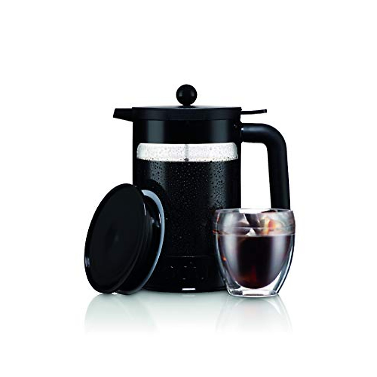 bodum K11683-01WM Bean Cold Brew Coffee Maker, 51 Oz, Jet Black