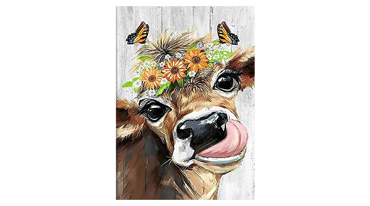 Highland Cow Diamond Art Kit - Create Stunning Crafts