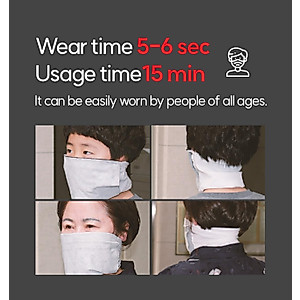 [Breath Towel] Anti-Fire Smoke Mask, Dust and Smoke Protection, Disaster Safety Supplies, Firefighting Equipment