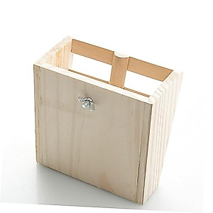 Mipcase Pet Supplies Rabbit Hay Feeder Rack Hay Feeder Manger Rack Hamster Hay Chinchilla Hay Alfalfa Hay Pet Accessories Hook up Cage Grass Frame Guinea Pig Bamboo Alfalfa Rabbit Hay