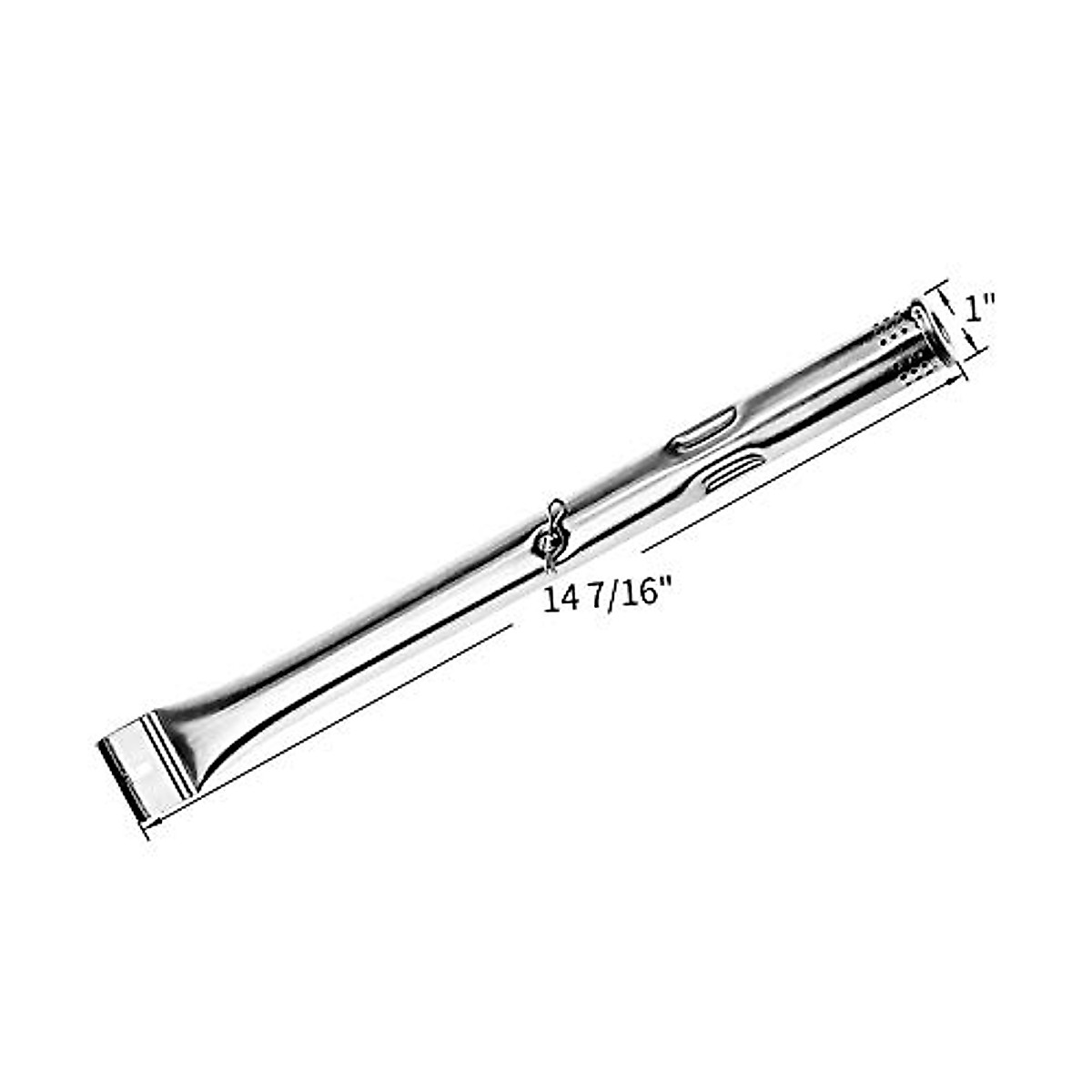 Rejekar Grill Replacement Parts for Charbroil 463436215, 463436214, 463436213, 467300115, 463234413, Thermos 466360113, G432-Y700-W1, G432-0096-W1, Grill Burner & Heat Plate Shield & Crossover Tube