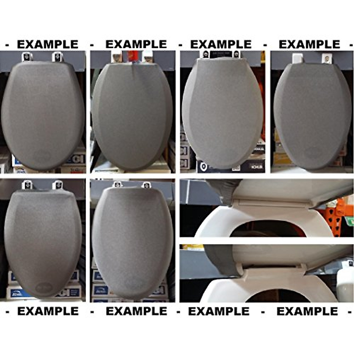 Spandex Fabric Cover for a lid Toilet SEAT fits on Round & Elongated Models - Handmade in USA (Red)