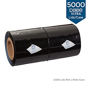 Dixie Ultra Film Refill for Automated Sealing Machine by GP PRO (Georgia-Pacific); LIDROLL2500B; 2500 Lids Per Roll; 2 Rolls Per Case