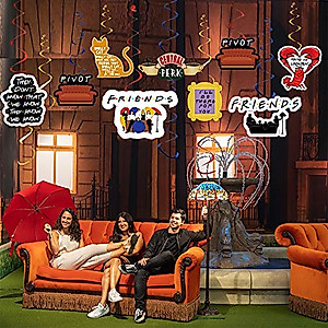 30Ct Friends TV Show Party Hanging Decorations, Friends Theme Friends Fan Birthday Party Decorations Supplies