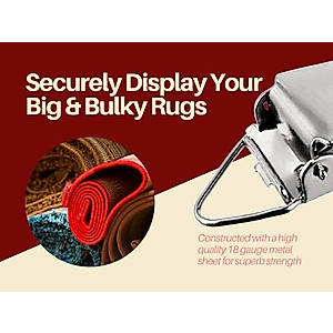 Hanging Clips Pack of 10 Triangle Back Medium Power for Tapestry Small Rugs,Towel, Shawl and Paintings by Wise Linkers …