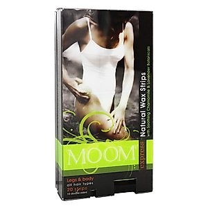 Moom Express Pre Wax Strips For Legs And Body - 20 Strips