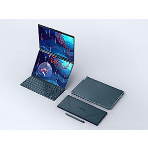 Lenovo Yoga Book 9i 2-in-1 13.3" 2.8K Dual Screen OLED Touch Laptop - Intel Core i7-1355U with 16GB Memory - 512GB SSD - Tidal Teal ((512GB - China Model No Warranty)