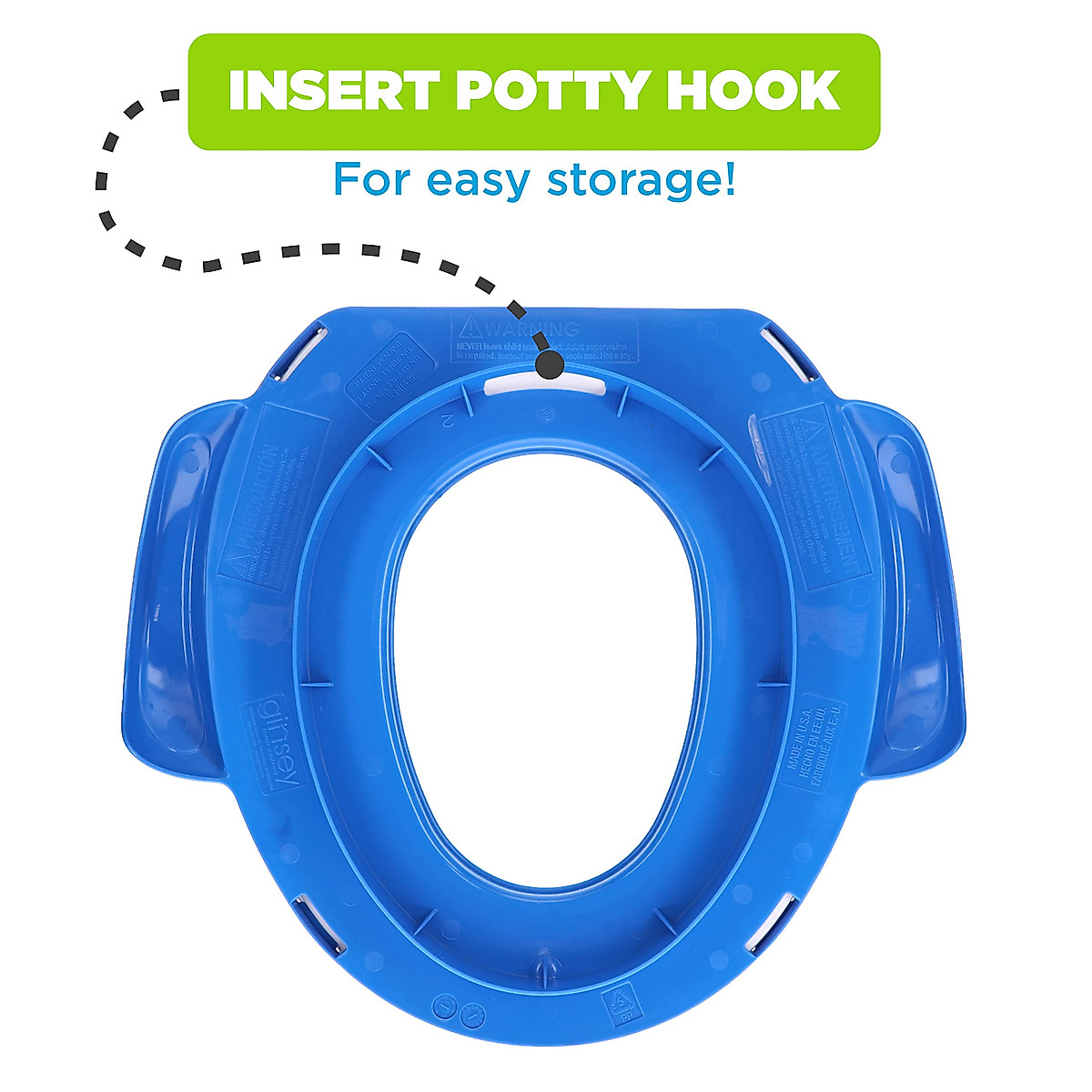 Nickelodeon Blue's Clues Soft Potty Seat and Potty Training Seat - Soft Cushion, Baby Potty Training, Safe, Easy to Clean